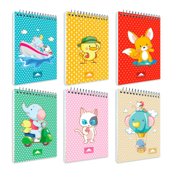 Libretas INFANTILES Espiral Superior – 50 HOJAS – Nº60 – Industria ...