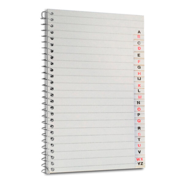 Libretas Espiral Lateral – 40 HOJAS – Nº40 con ÍNDICE – Industria ...