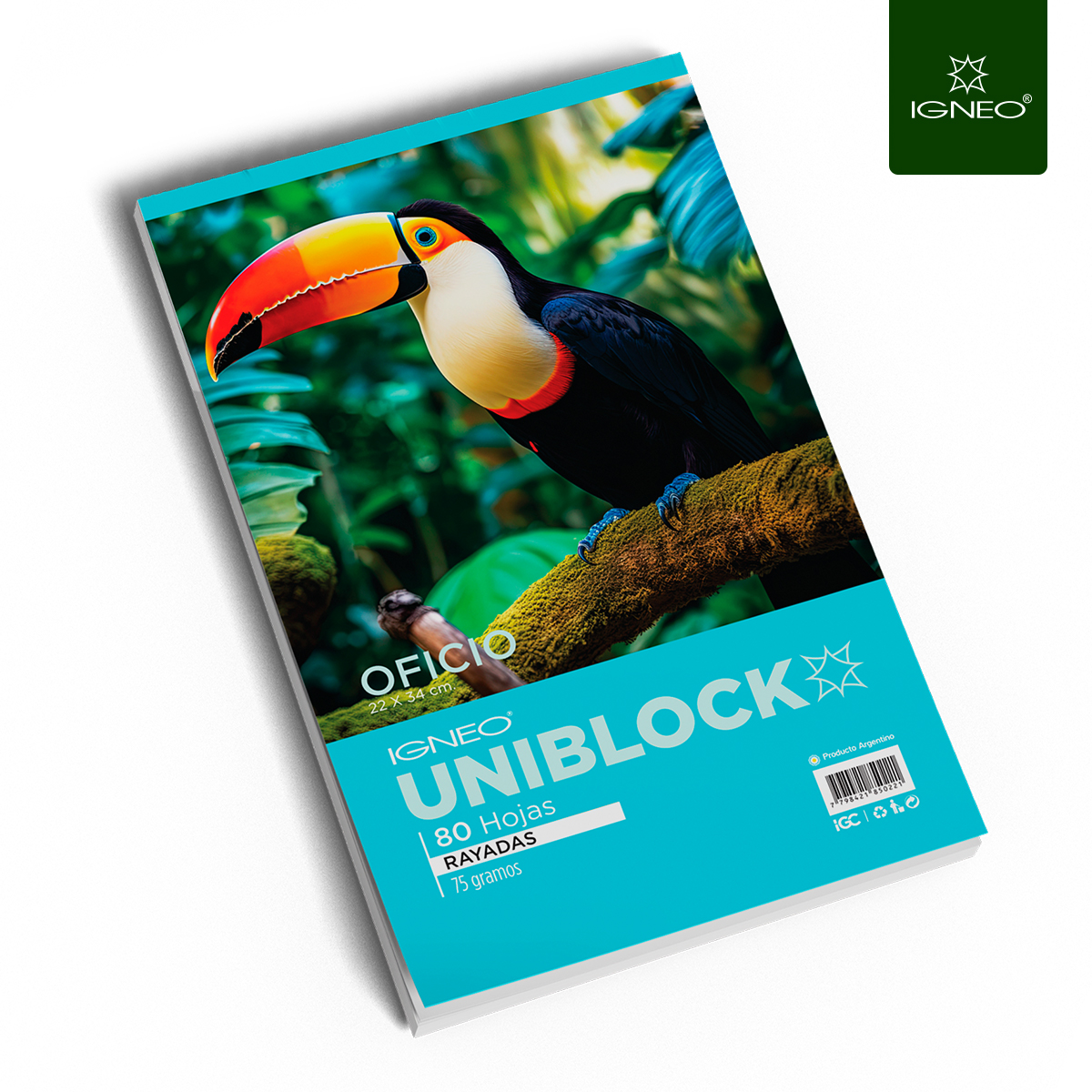 Block de hojas Universitario OFICIO – Uniblock RAYADO – Industria ...